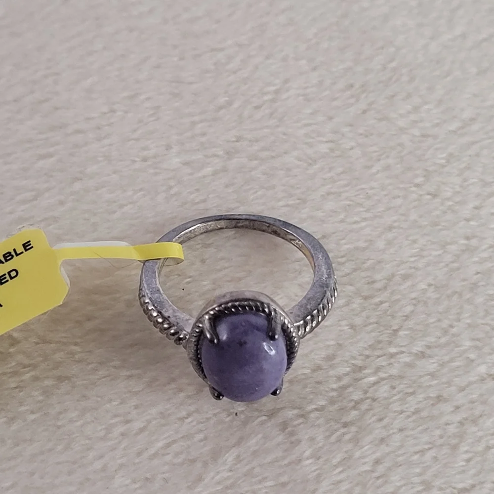 D'Joy | Jewelry | New Djoy Women Silver 925 Ring Woth Purple Lepidolite ...